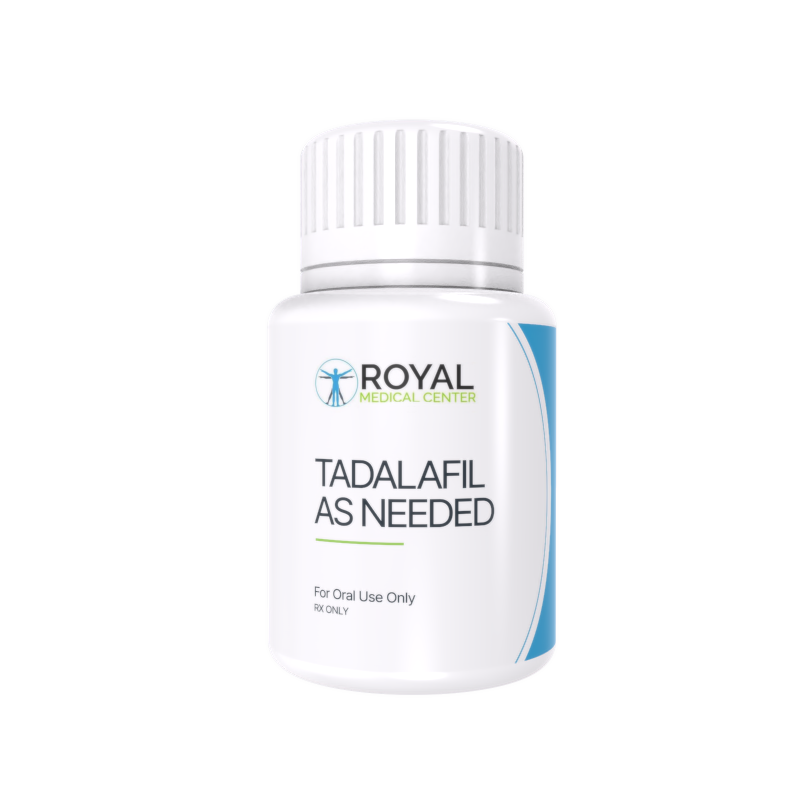 Tadalafil - As Needed 20 mg Tablet for ED - Royal Medical Center